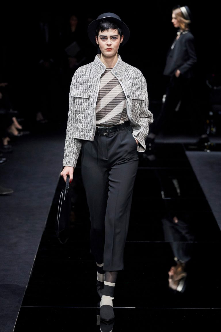 Giorgio Armani Presents His Pre Fall 2020-21 Collection in Milan - A&E ...