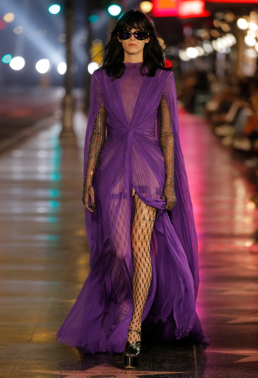 Gucci Showcases Its Latest Collection On Hollywood Boulevard - A&E Magazine