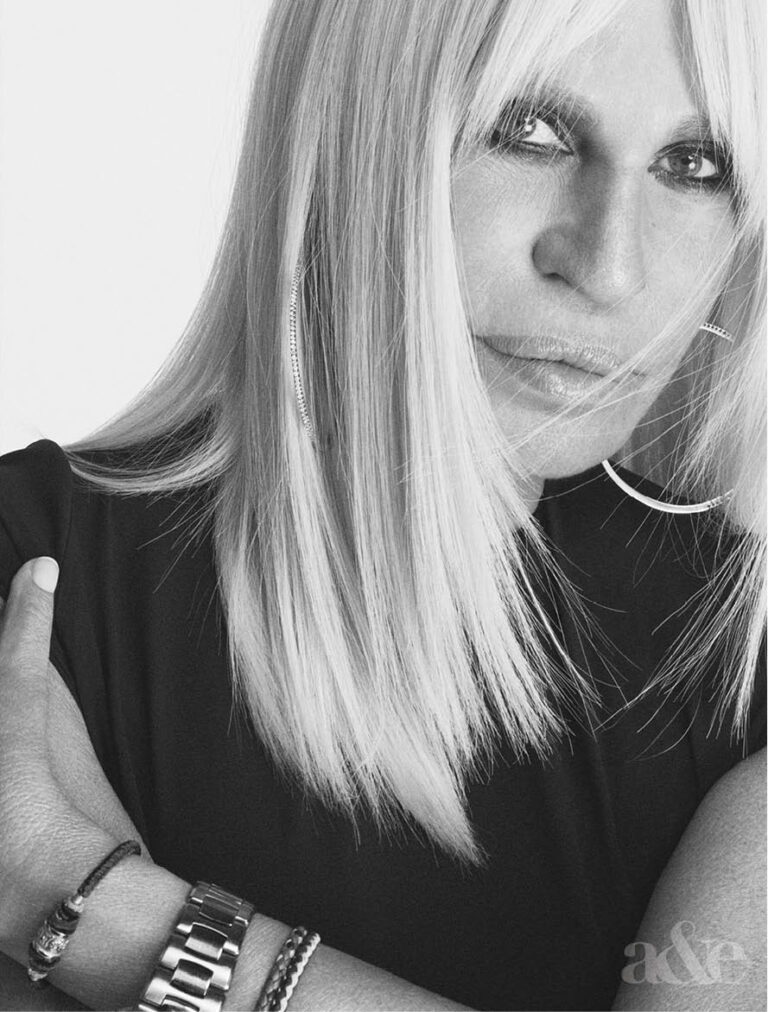 Donatella Versace, Chief Creative Officer of Versace Discusses The ...