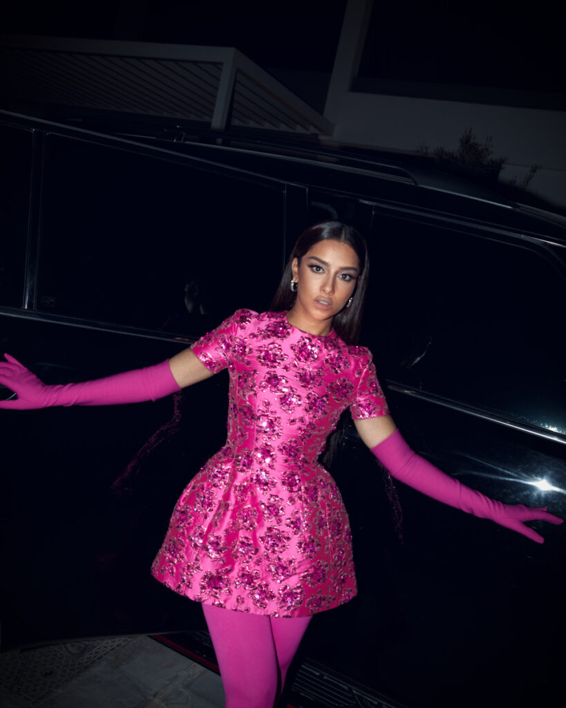 Balqees Fathi Wows in an All-Pink Ensemble in Dubai - A&E Magazine