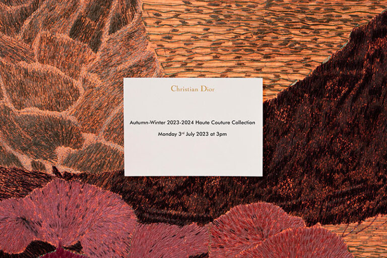 WATCH: The Dior Fall/Winter 2023 Haute Couture Show Live - A&E Magazine
