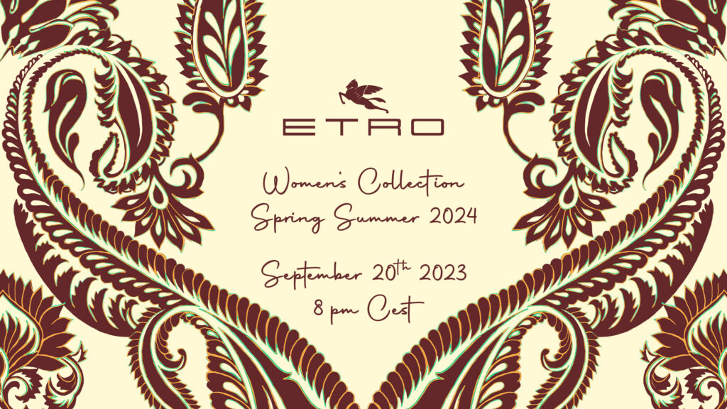 ETRO Livestream | SS24 Fashion Week - A&E Magazine