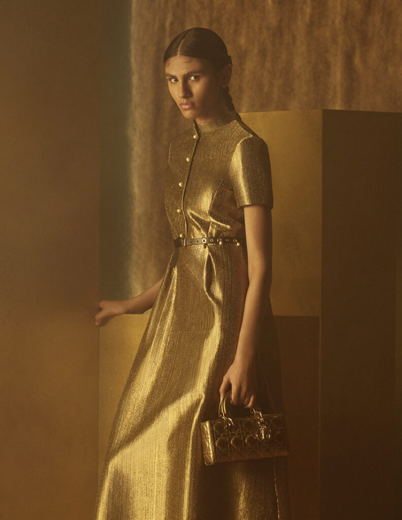 The Dior Gold Capsule Features Elegant Silhouettes Perfect for the Holy ...