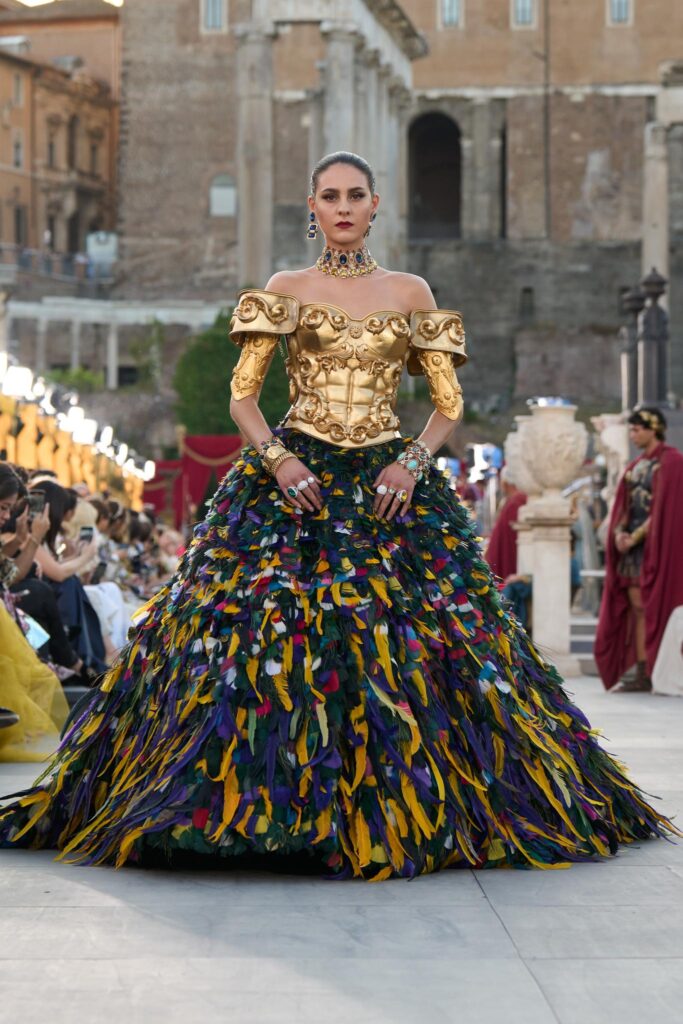Dolce & Gabbana Alta Moda Show Staged at Historic Roman Forum - A&E ...